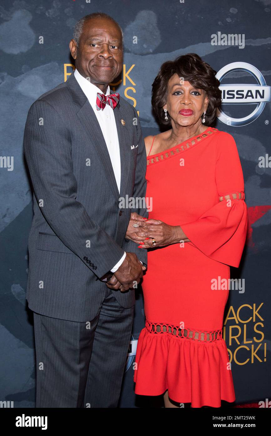 Congresswoman Maxine Waters, right, and husband Sid Williams attend the ...