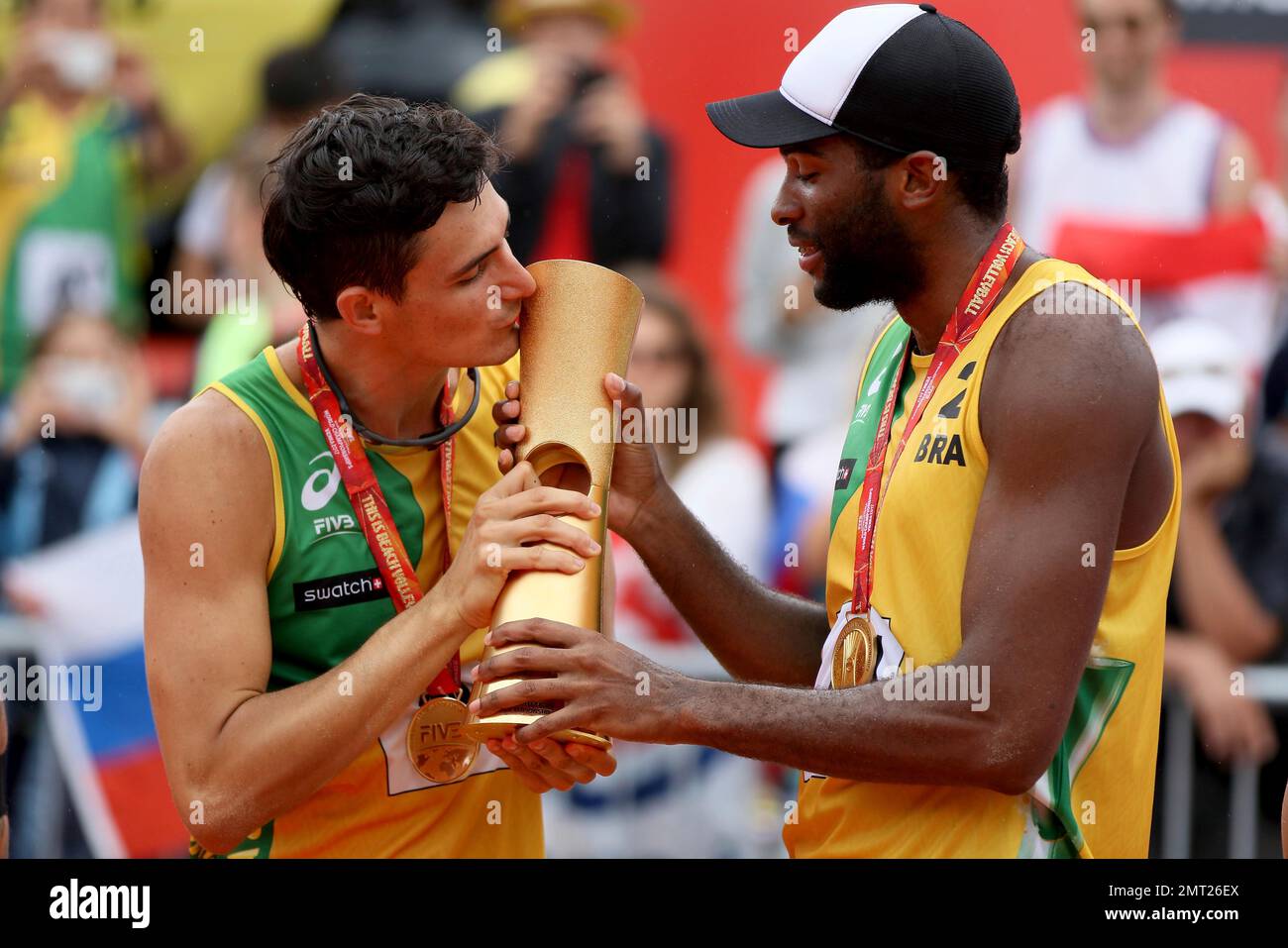 Brazil's Andre Loyola Stein and Evandro Goncalves Oliveira Junior, from ...