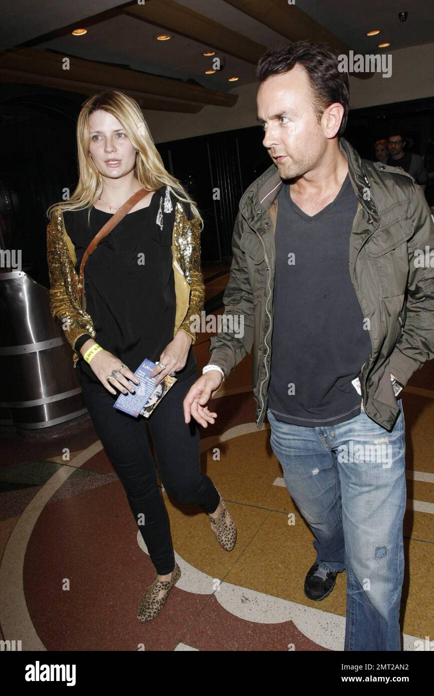 Mischa Barton and a mystery man enjoy a night out at the Plan B Concert ...