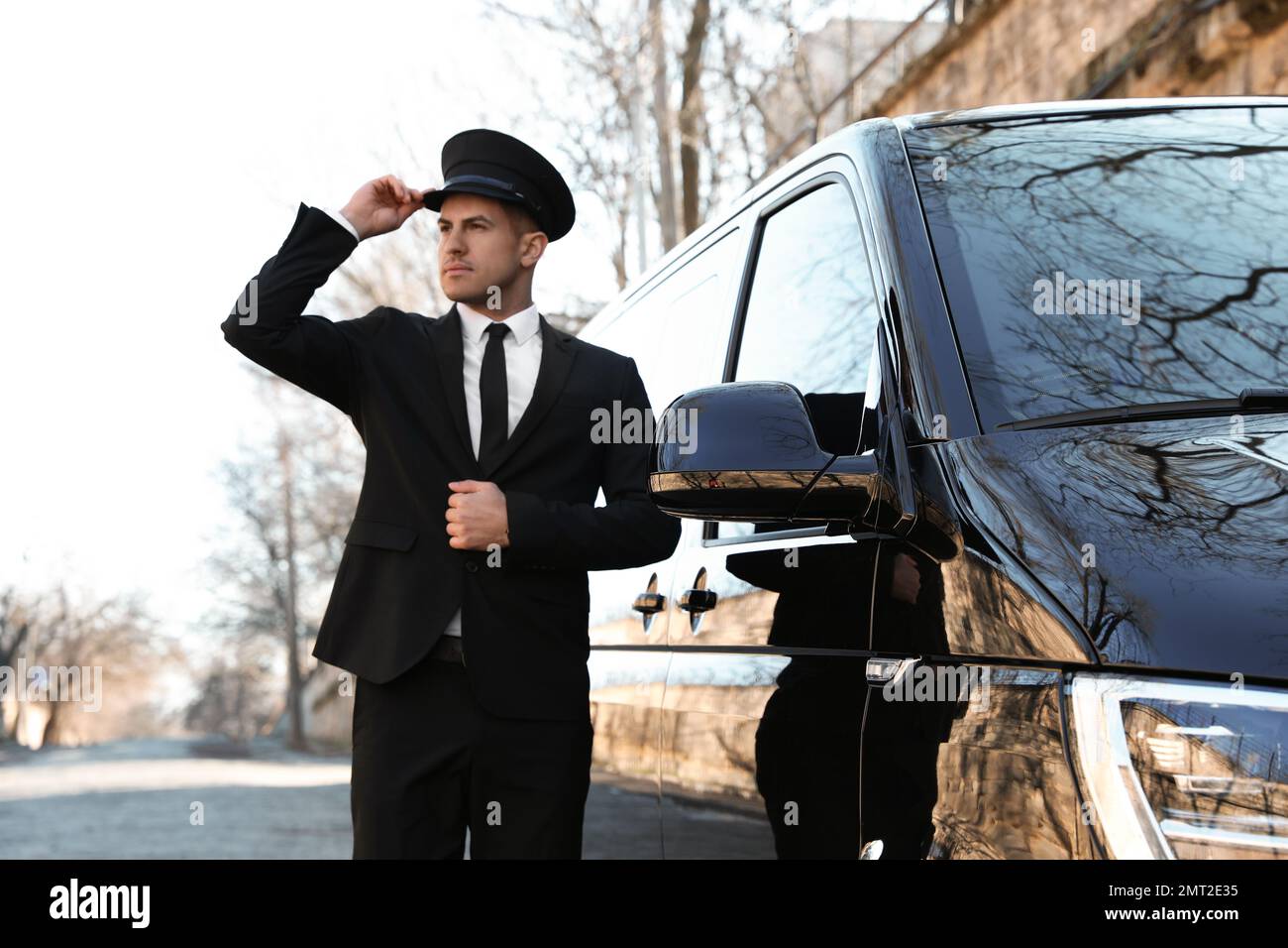 Car valet driver hi-res stock photography and images - Alamy