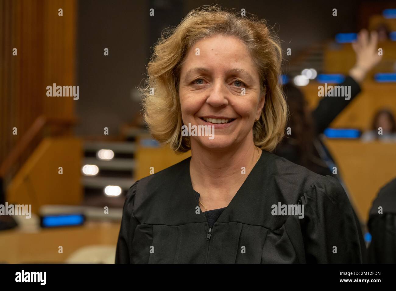 NEW YORK, NEW YORK - JANUARY 31: Honorable Judge Angelica Nussberger ...