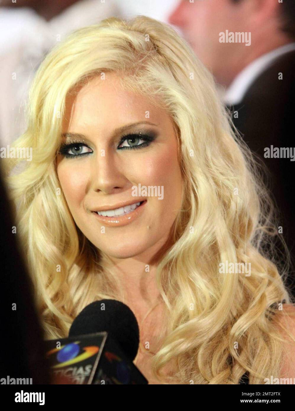 Heidi Montag arrives at the Miss Universe pageant at the Atlantis ...