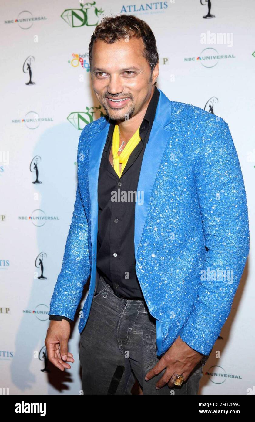 Gerry DeVeaux, a judge for the Miss Universe pageant, poses on the red ...