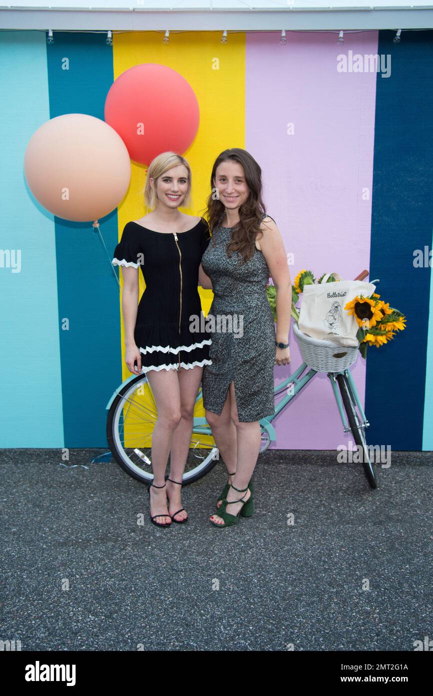 Actress and Belletrist co-founder Emma Roberts, left, and Belletrist co ...