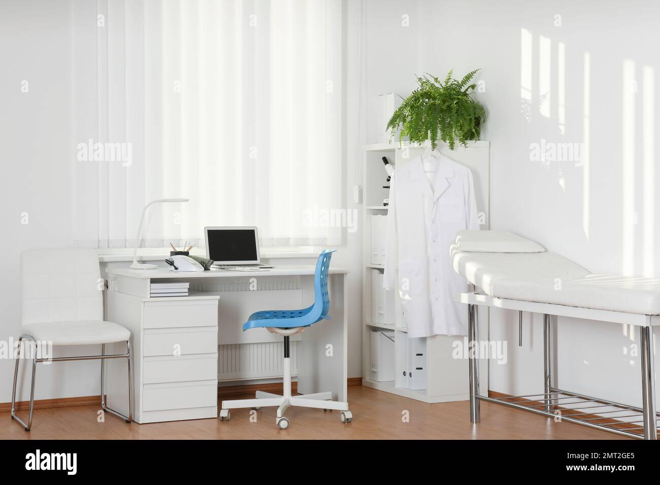 Interior of modern medical office with doctor's workplace Stock Photo ...