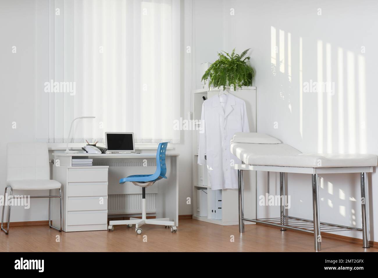 Interior of modern medical office with doctor's workplace Stock Photo ...