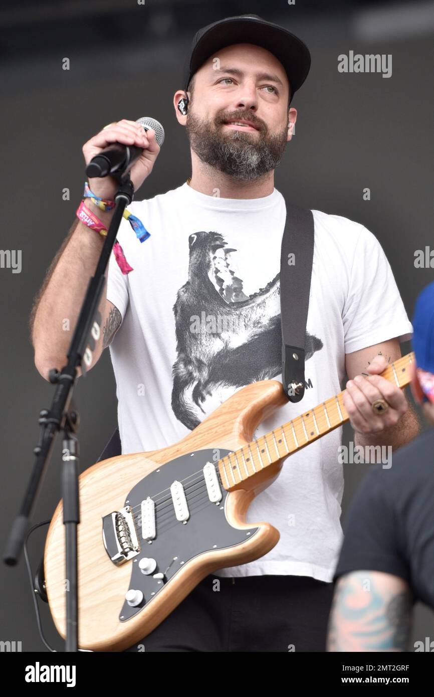 Josh Carter of Phantogram performs on day two at Lollapalooza in Grant ...