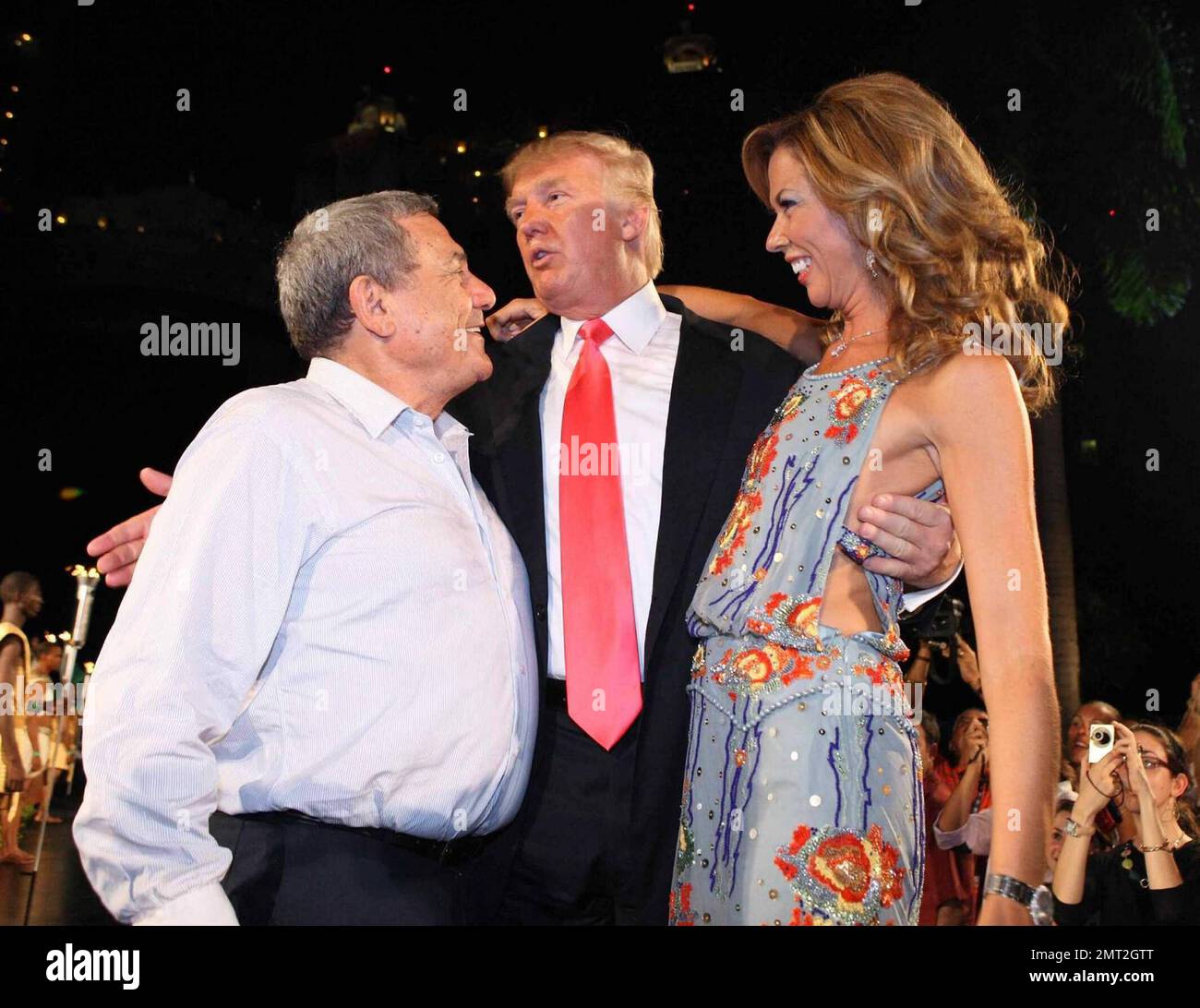 Donald Trump, Sol Kerzner and Heather Kerzner at the Coronation Ball ...