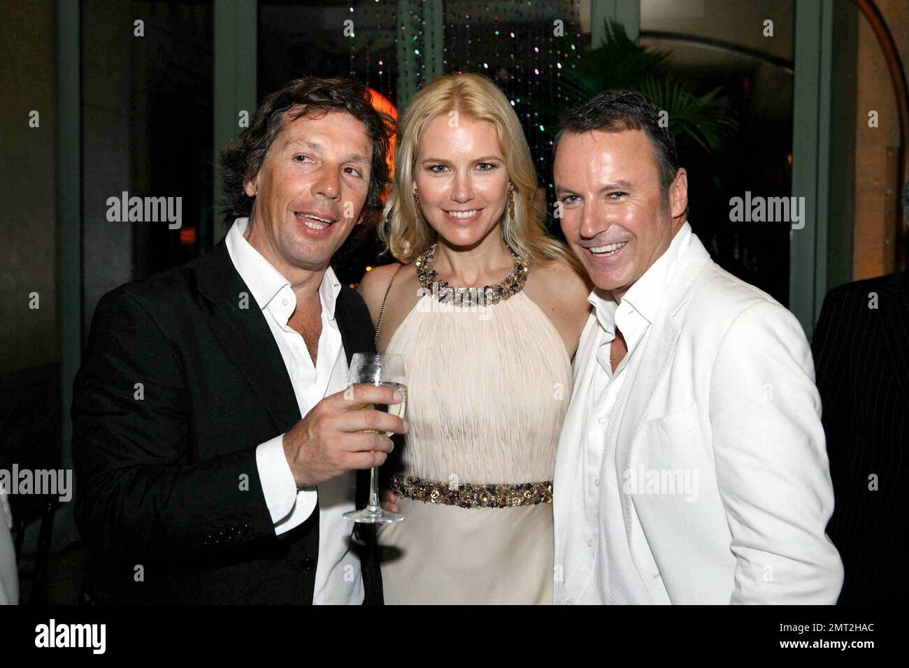 EXCLUSIVE!! Valeria Mazza with her husband Alejandro Gravier, left, and ...