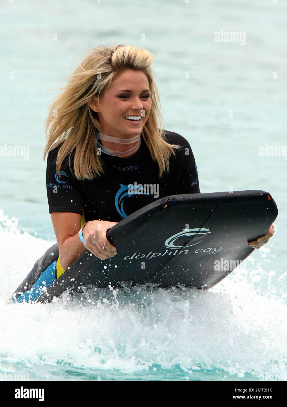 Exclusive!! Miss Oklahoma Lindsey Jo Harrington at Dolphin Cay at Atlantis, Paradise Island in ...