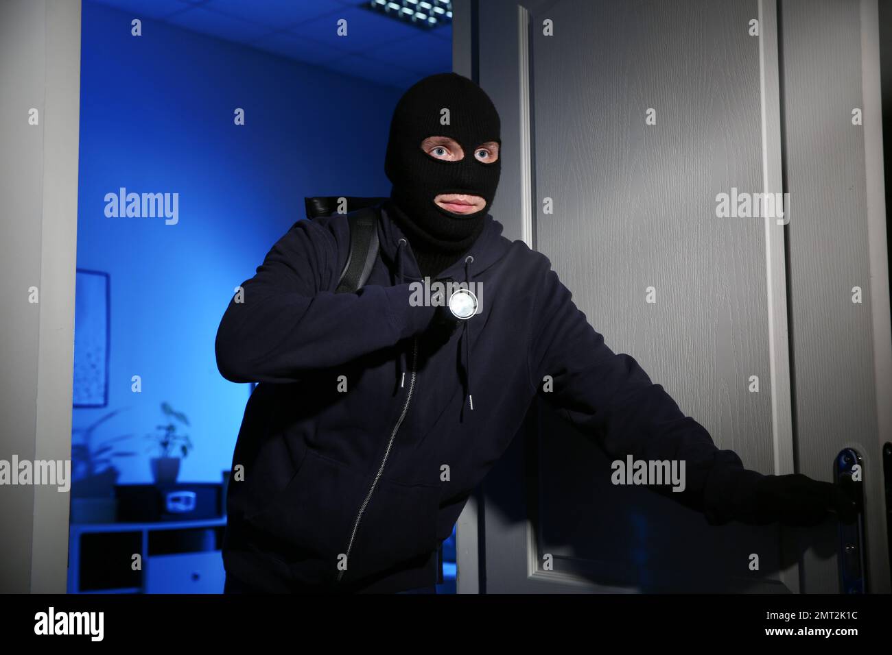 Thief breaking into safe hi-res stock photography and images - Alamy