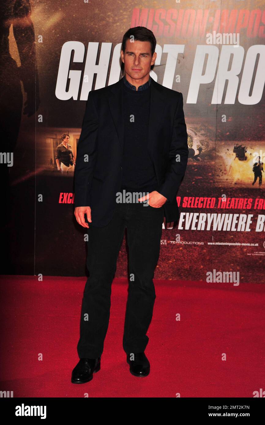 Tom Cruise at the premiere of "Mission Impossible: Ghost Protocol" at ...
