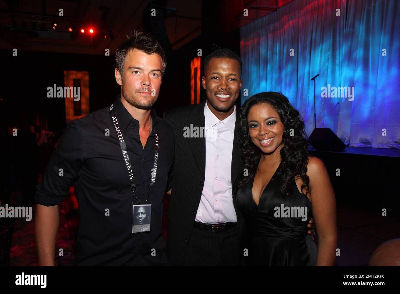 Exclusive!! Josh Duhamel, Flex Alexander and his wife Shanice Wilson ...