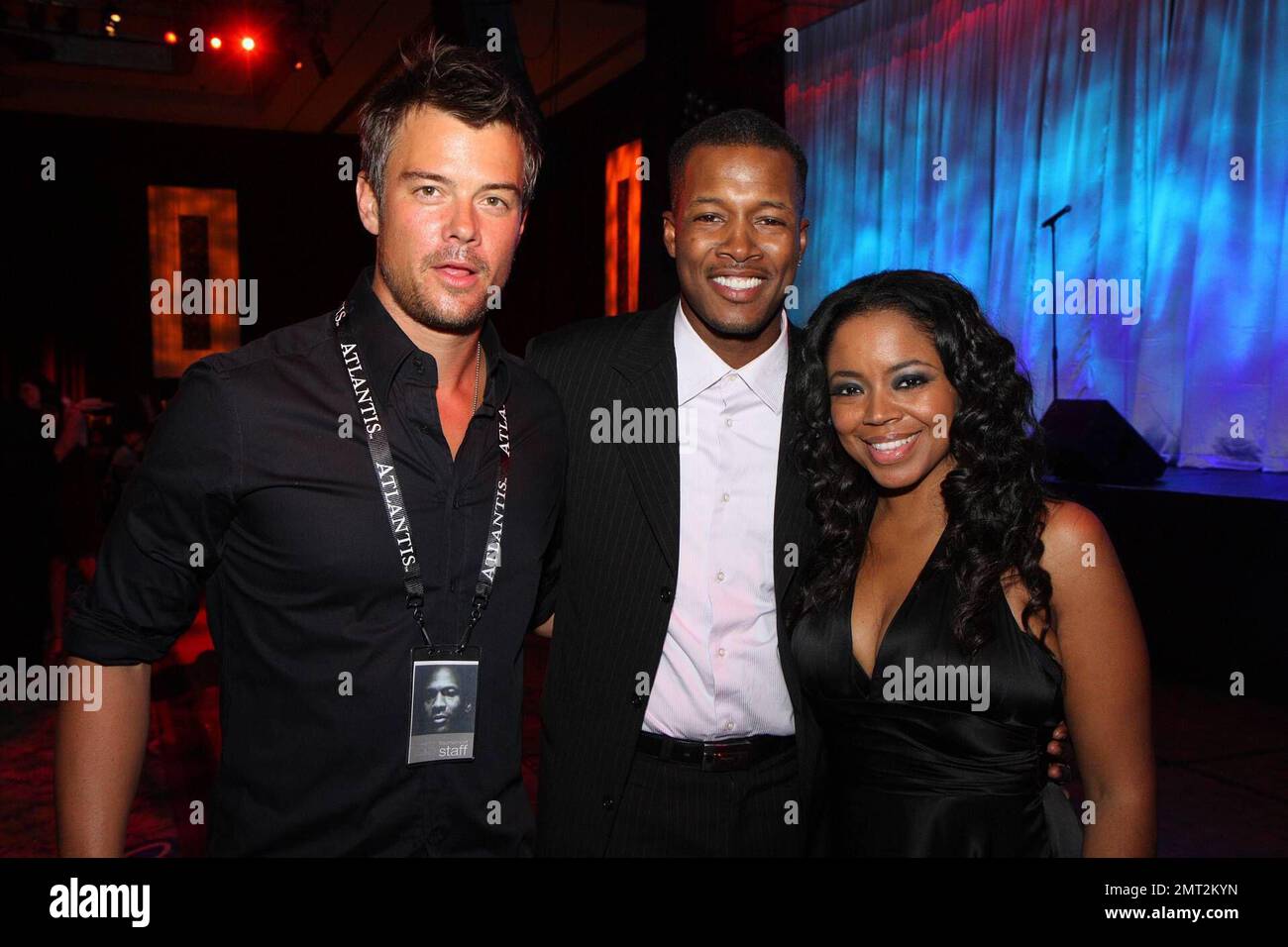 Exclusive!! Josh Duhamel, Flex Alexander and his wife Shanice Wilson ...