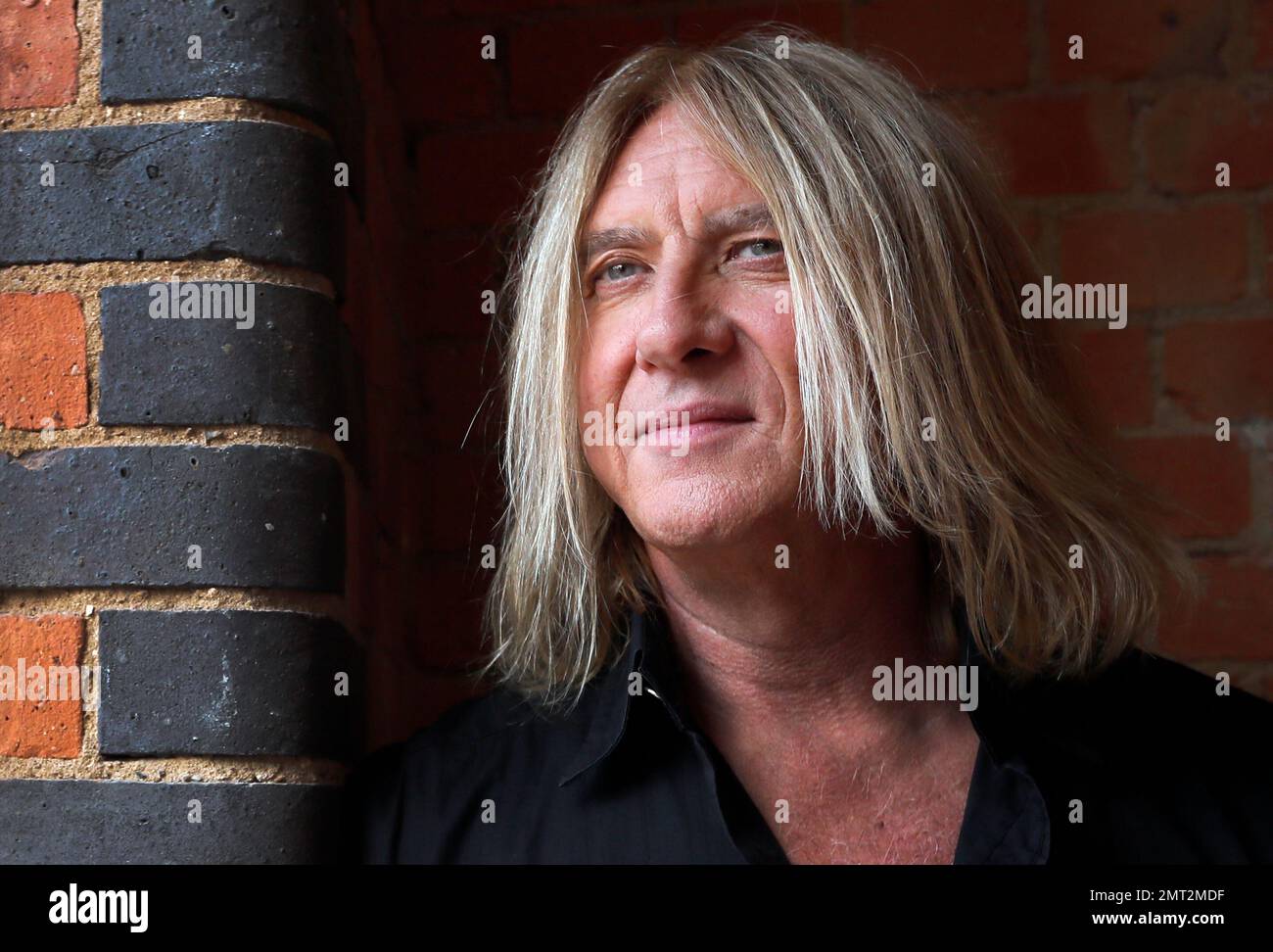 Joe Elliott lead singer of English rock band Def Leppard, poses for a ...