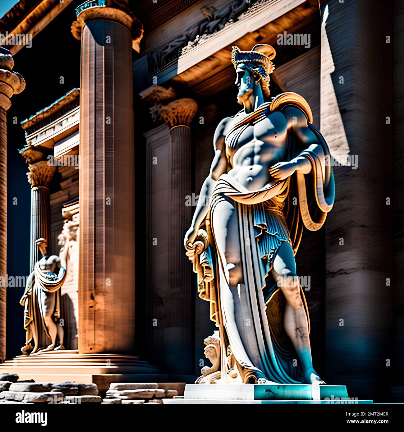 Statues gods marble hi-res stock photography and images - Alamy