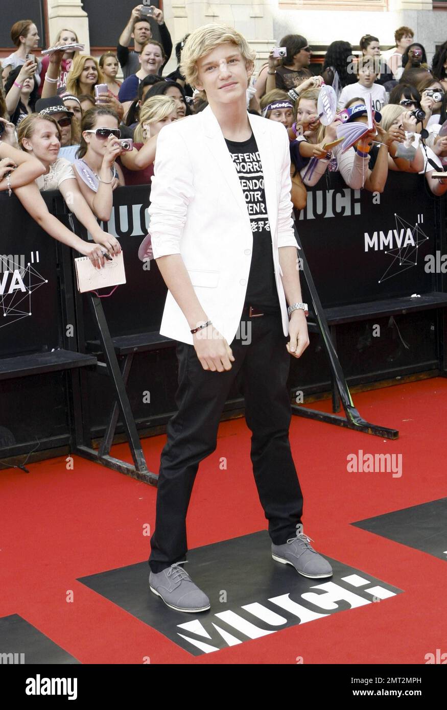 Cody Simpson at the MMVA's in Toronto, Canada. 6/19/11 Stock Photo - Alamy