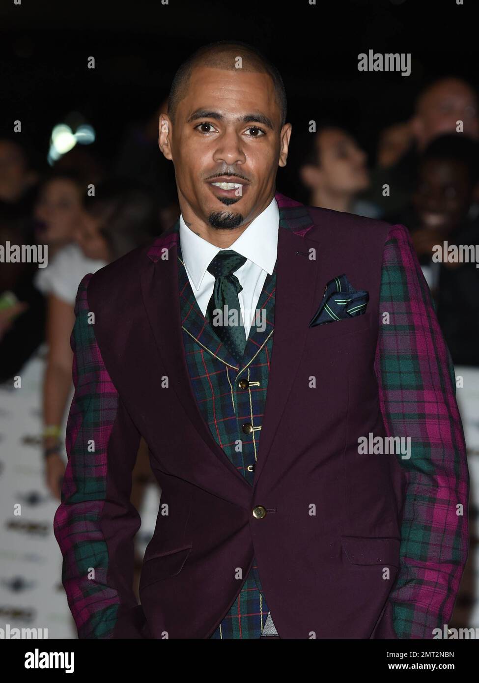 MC Harvey at the MOBO Awards held at the SSE Arena in London, UK ...