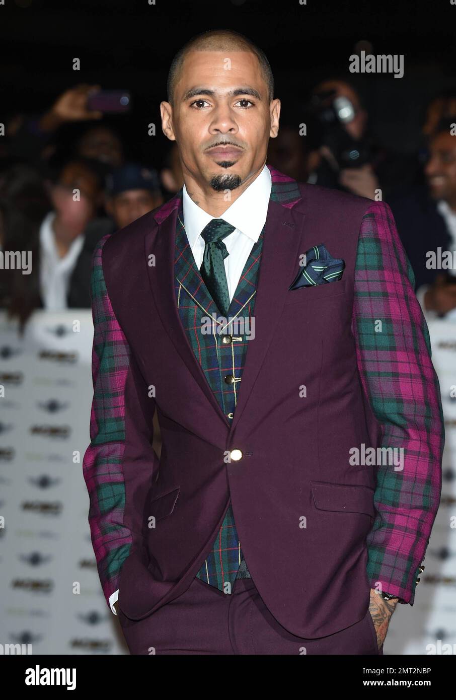 MC Harvey at the MOBO Awards held at the SSE Arena in London, UK ...