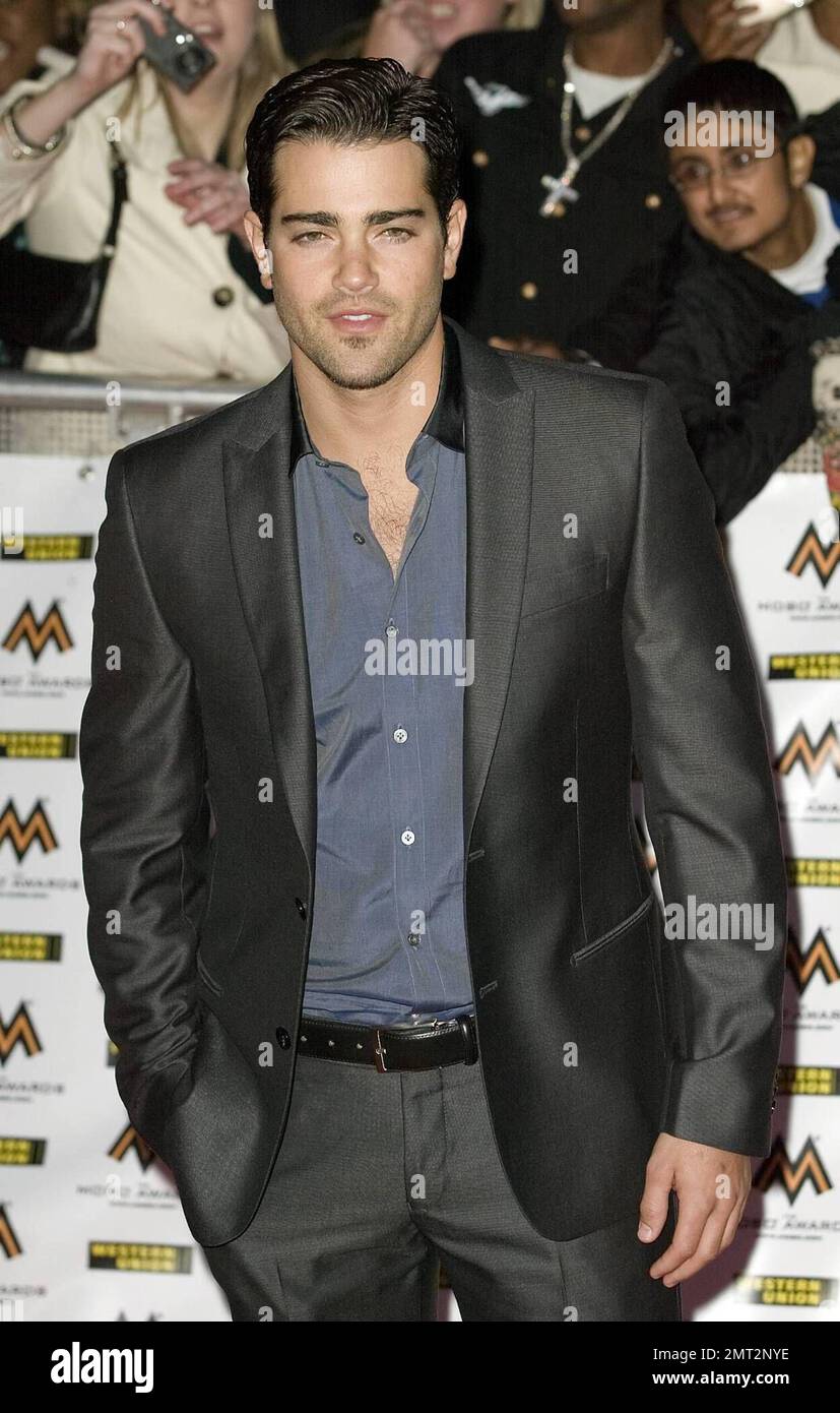 US Actor Jesse Metcalfe attends the 2008 MOBO Awards held at Wembley ...