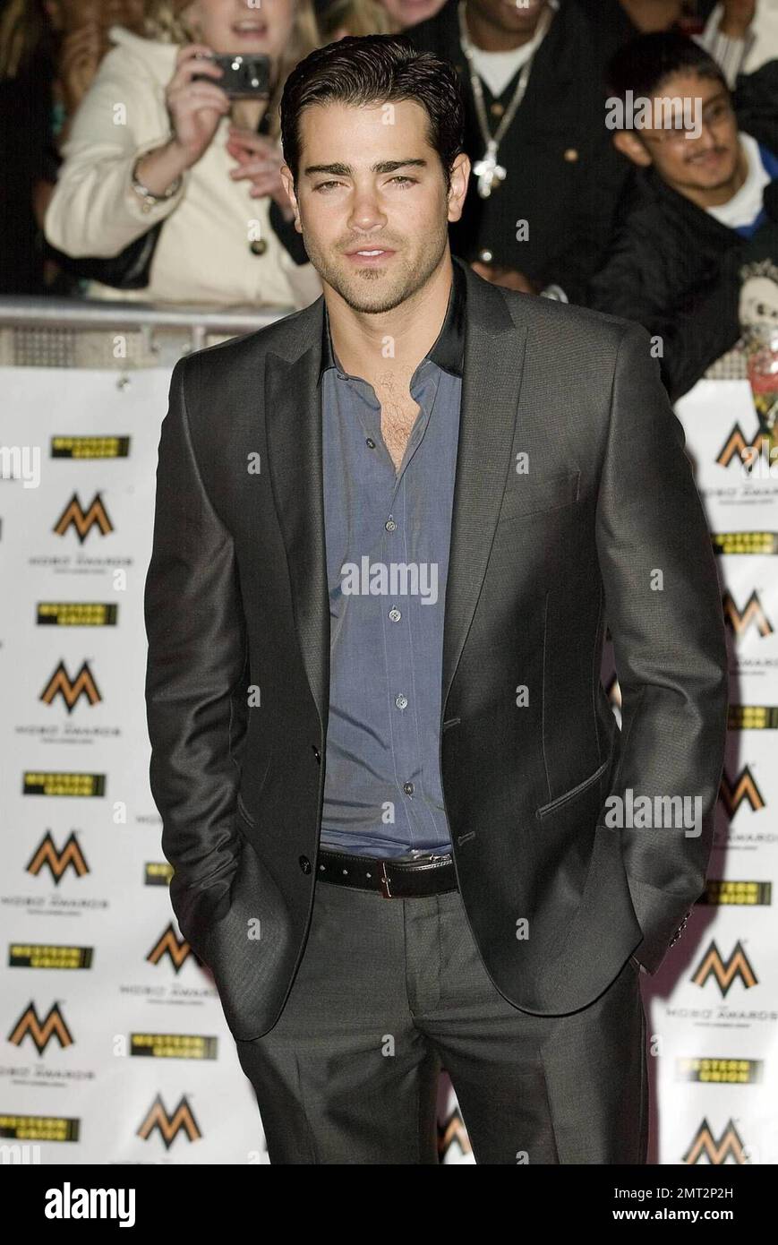 US Actor Jesse Metcalfe attends the 2008 MOBO Awards held at Wembley ...