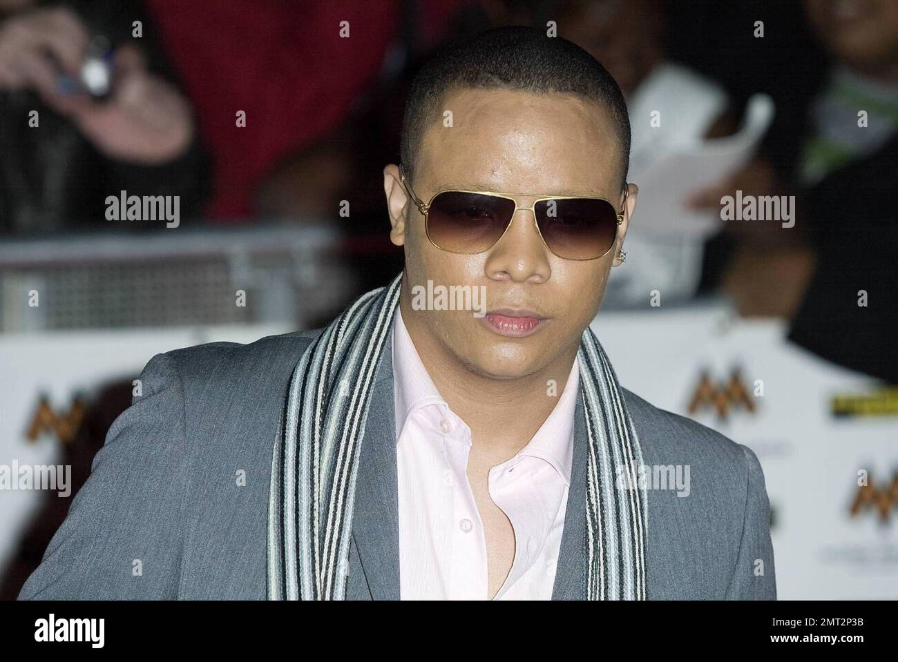 DJ Ironik attends the 2008 MOBO Awards held at Wembley Arena, Wembley ...