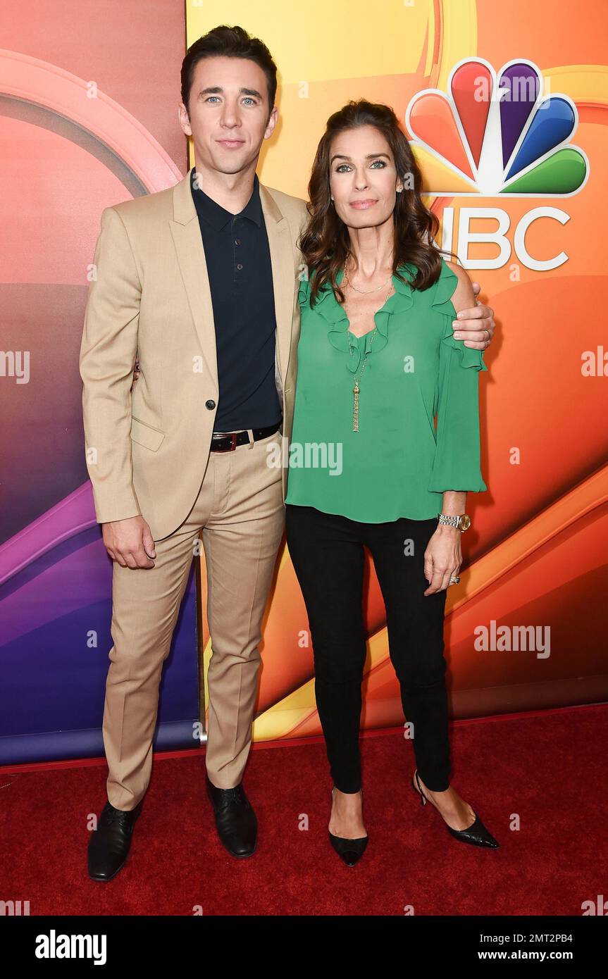 Billy Flynn, left, and Kristian Alfonso attend the NBC Television ...