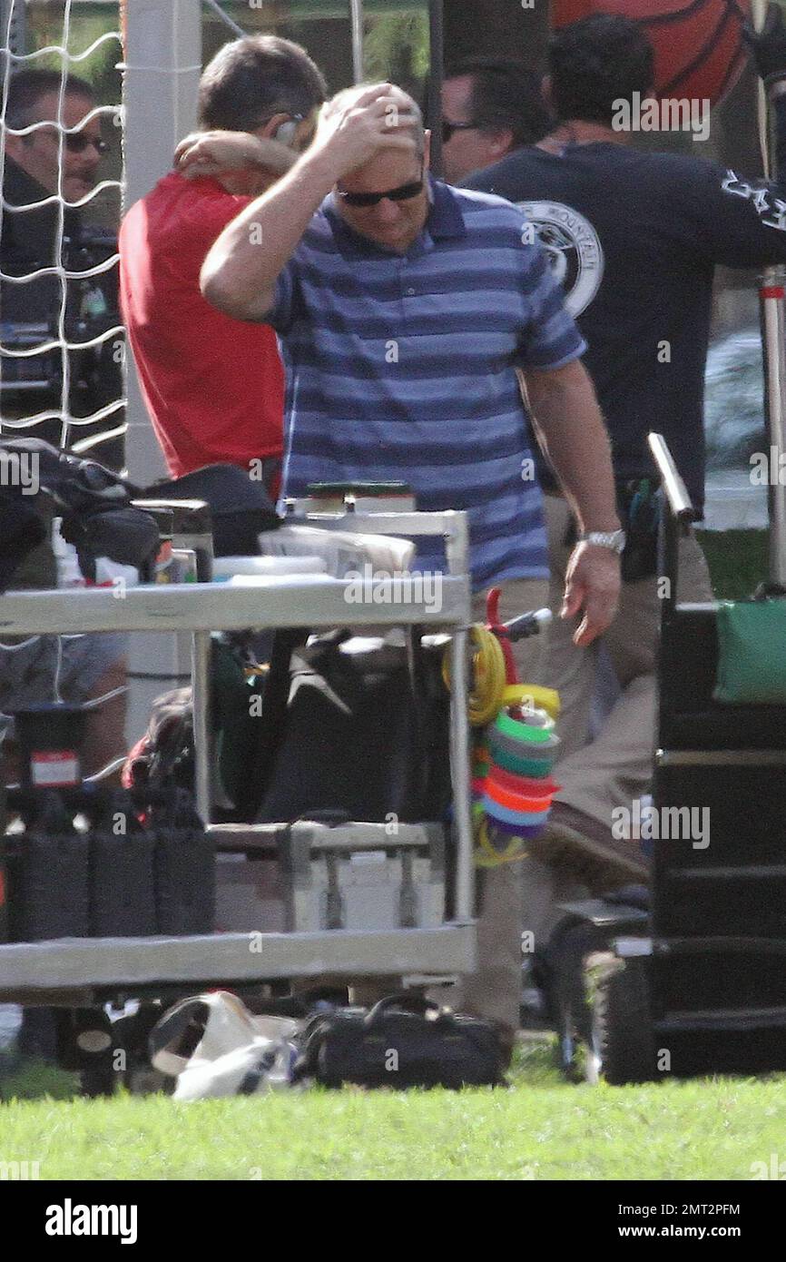 Ed O'Neill, Ty Burrell, Nolan Gould and Rico Rodriguez shoot scenes for ...