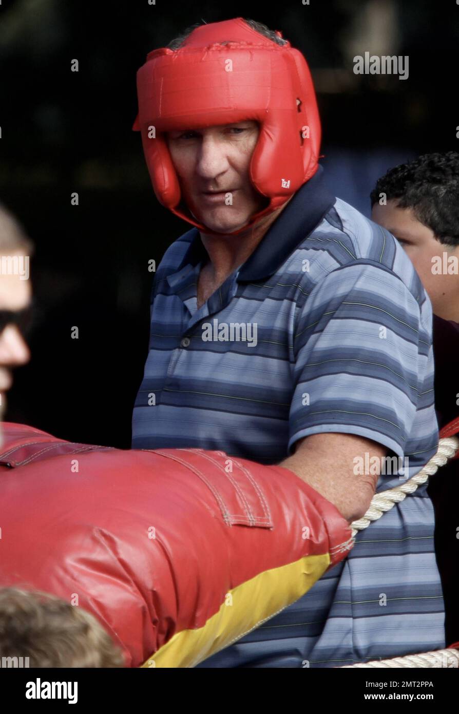 Ed O'Neill on the location set of "Modern Family." The actors filmed on ...