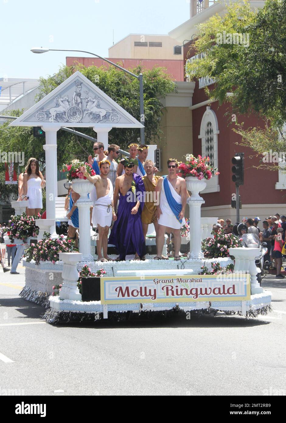 Molly Ringwald is Grand Marshall at the LA Gay Pride Procession. Los ...