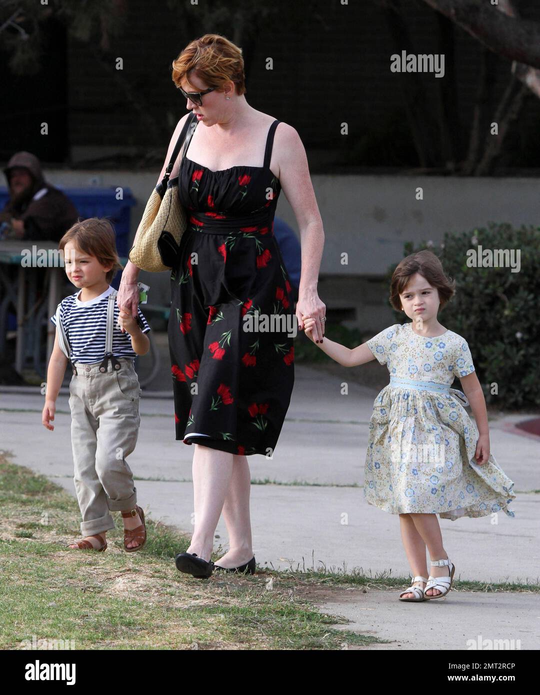 Molly Ringwald was spotted along with her children, Mathilda Ereni ...