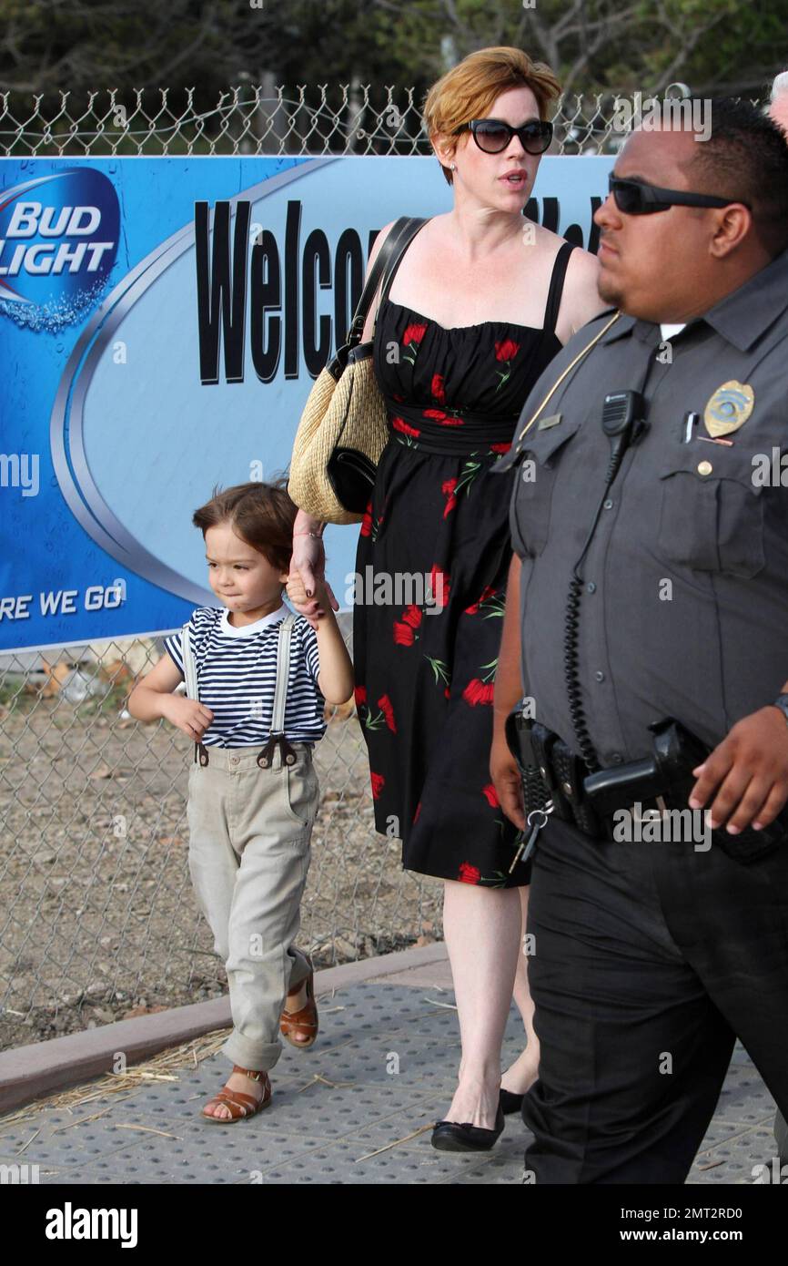 Molly Ringwald was spotted along with her children, Mathilda Ereni ...