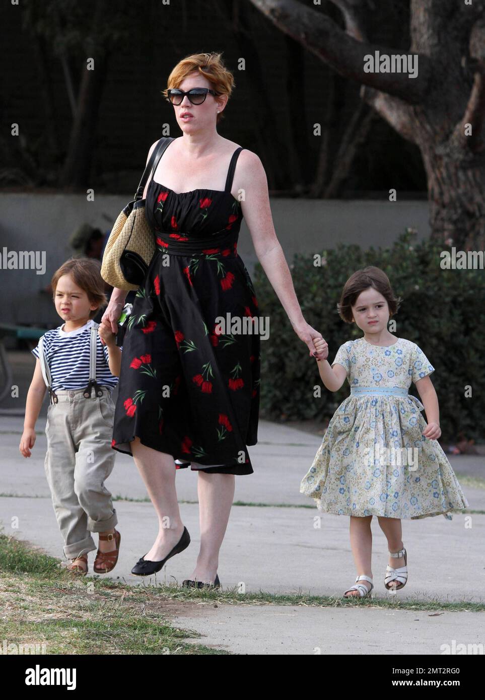 Molly Ringwald was spotted along with her children, Mathilda Ereni ...