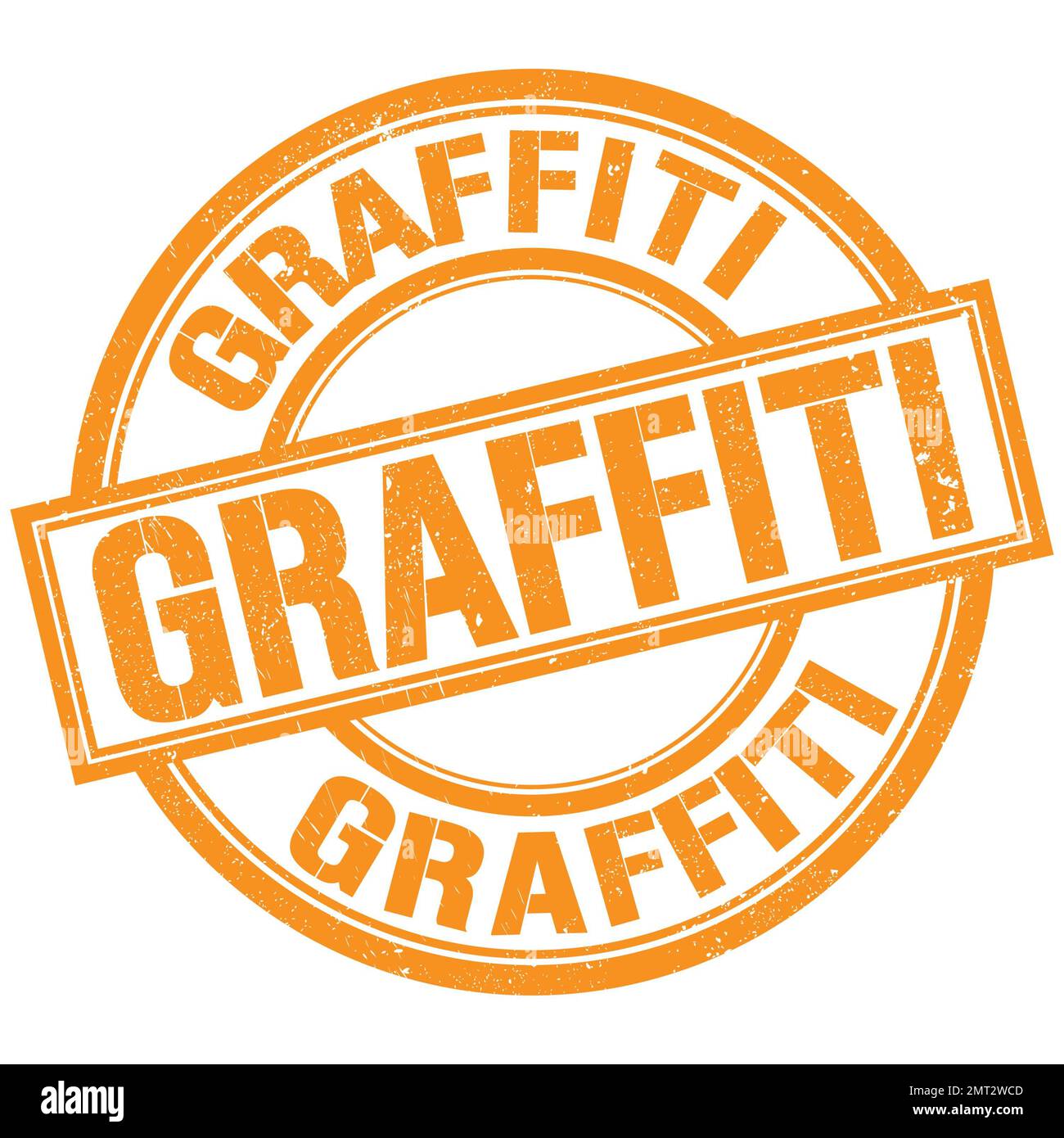 Graffiti on sign Cut Out Stock Images & Pictures - Alamy