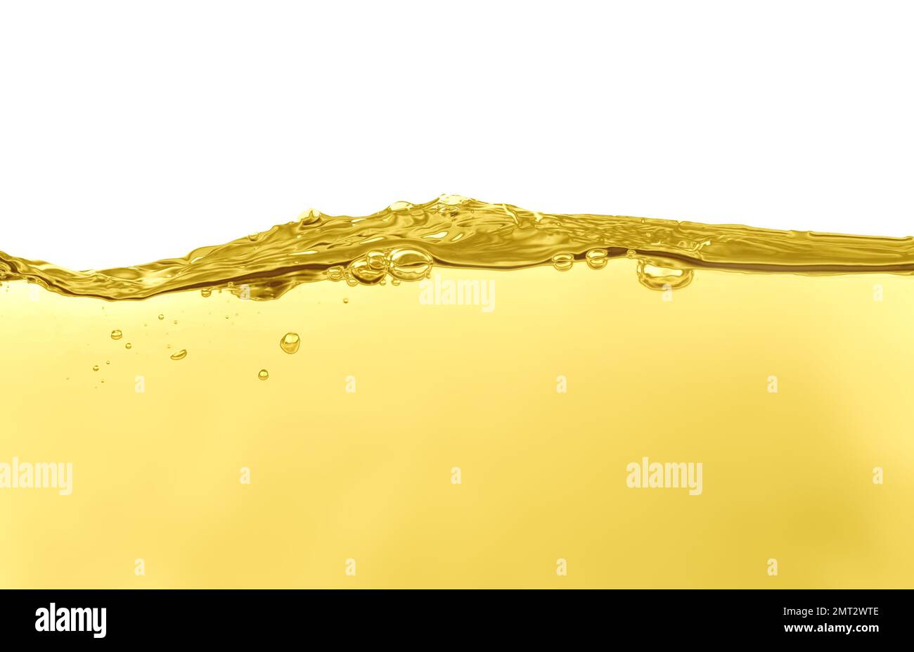 Flow of natural cooking oil on white background Stock Photo - Alamy