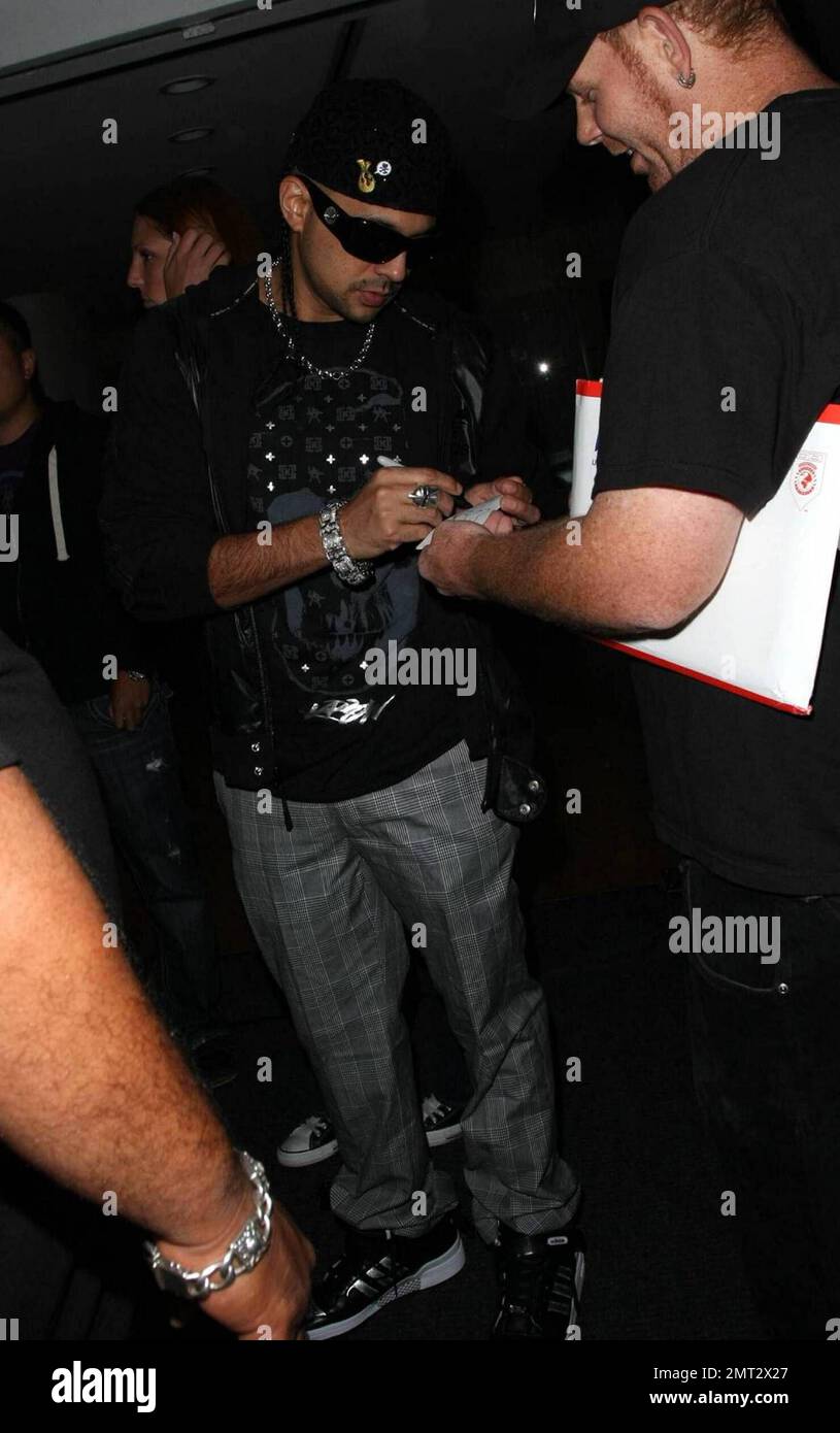 Mena Suvari and Sean Paul attend a party at the Mondrian Hotel. Sean ...