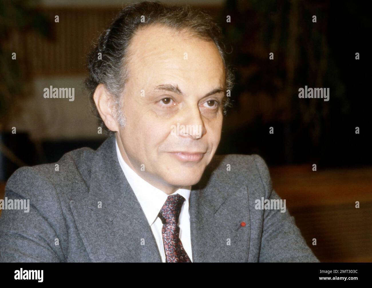 Musical conductor Lorin Maazel, pictured in Paris, in November 1981 ...