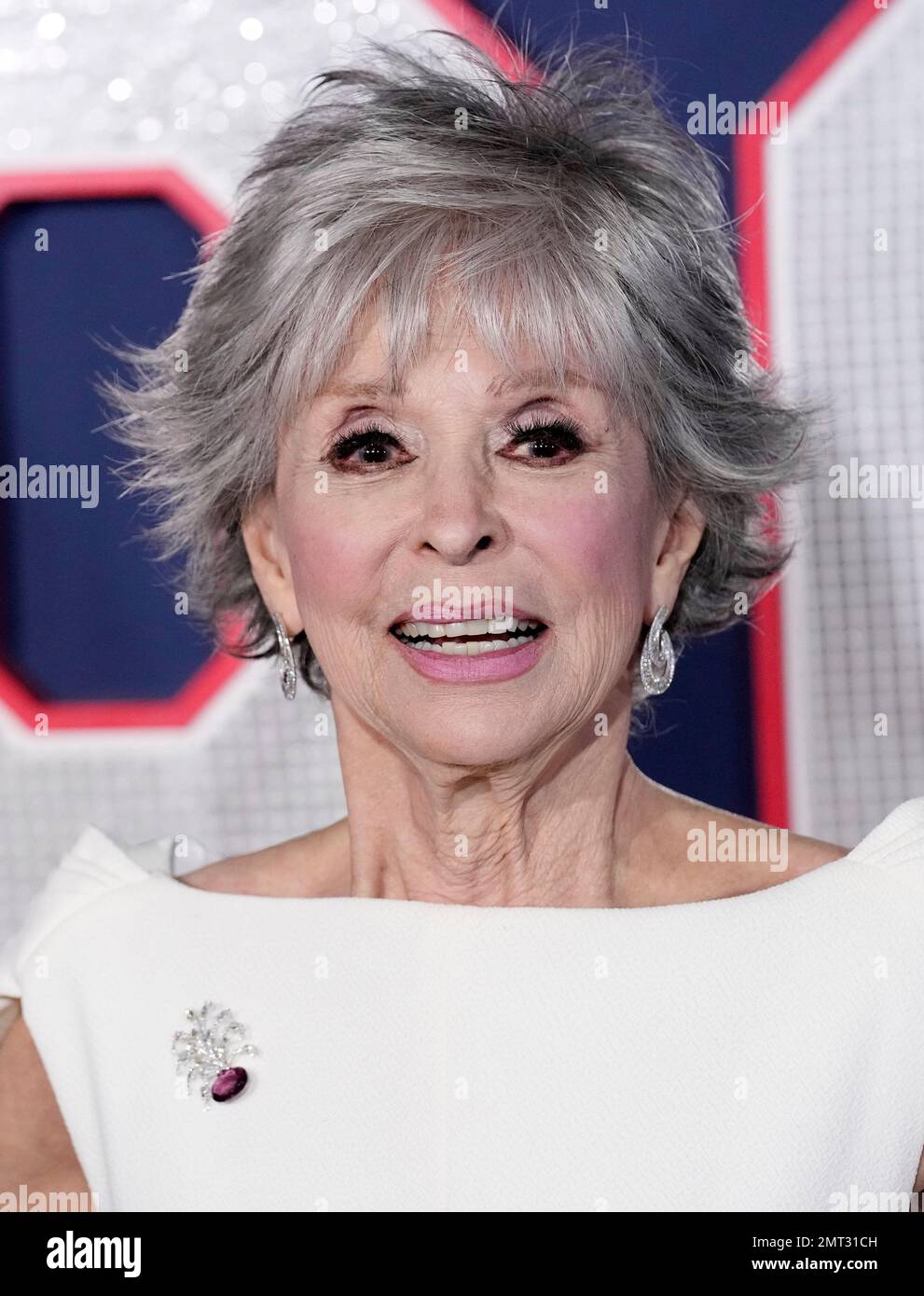 Rita Moreno poses at the premiere of the film "80 for Brady," Tuesday ...
