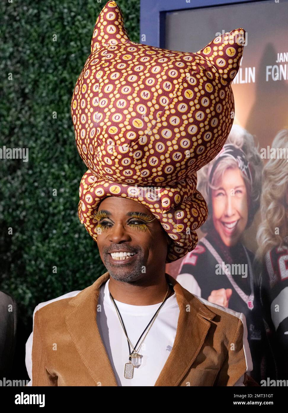 Billy Porter poses at the premiere of the film "80 for Brady," Tuesday ...