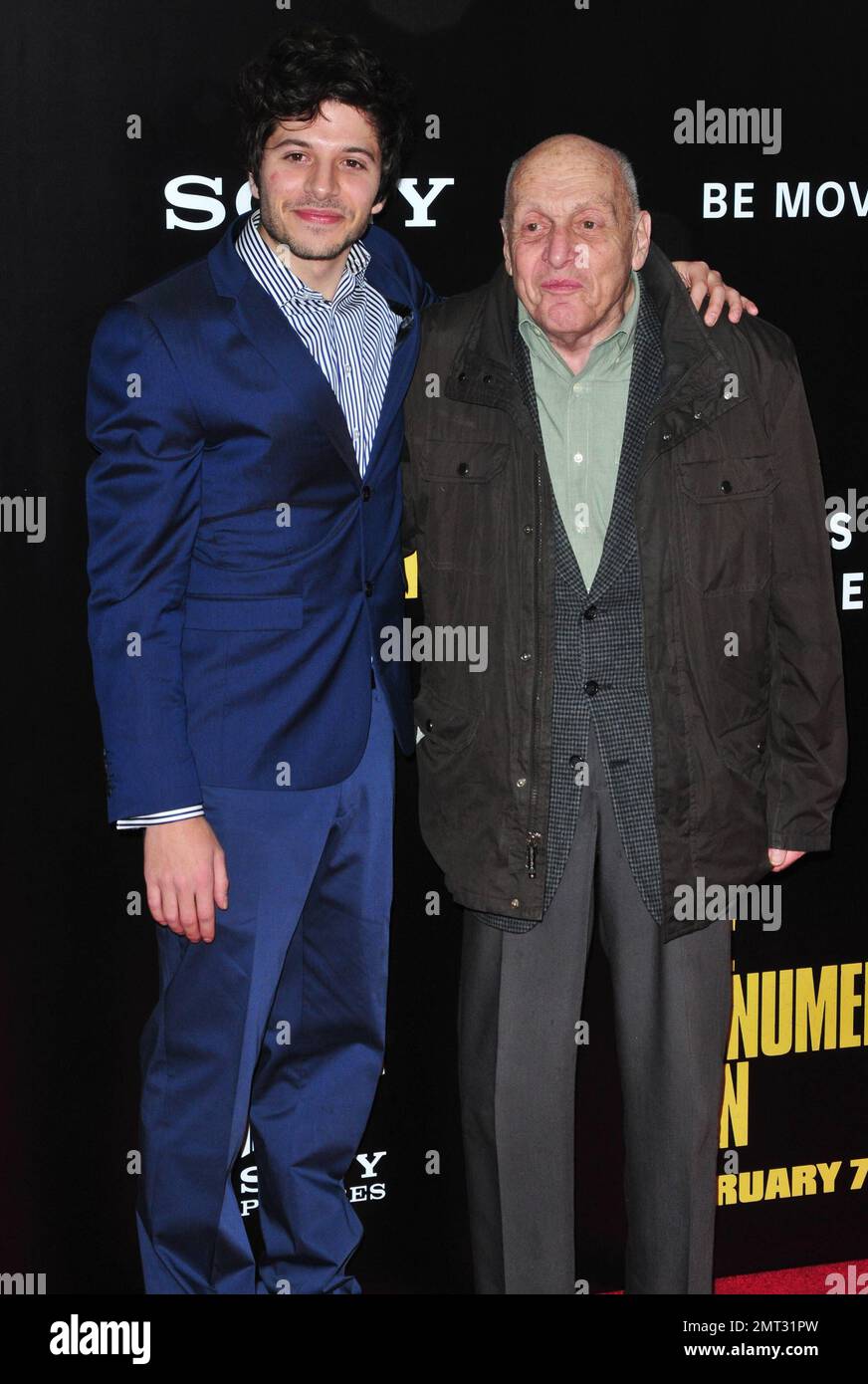 Dimitri Leonidas and Harry Ettlinger at the "Monument Men" NYC Premiere ...