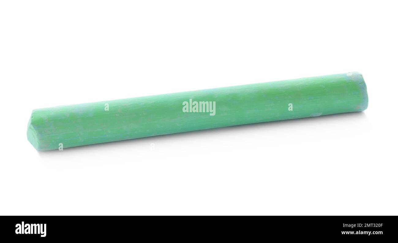 Piece green chalk isolated hi-res stock photography and images - Alamy