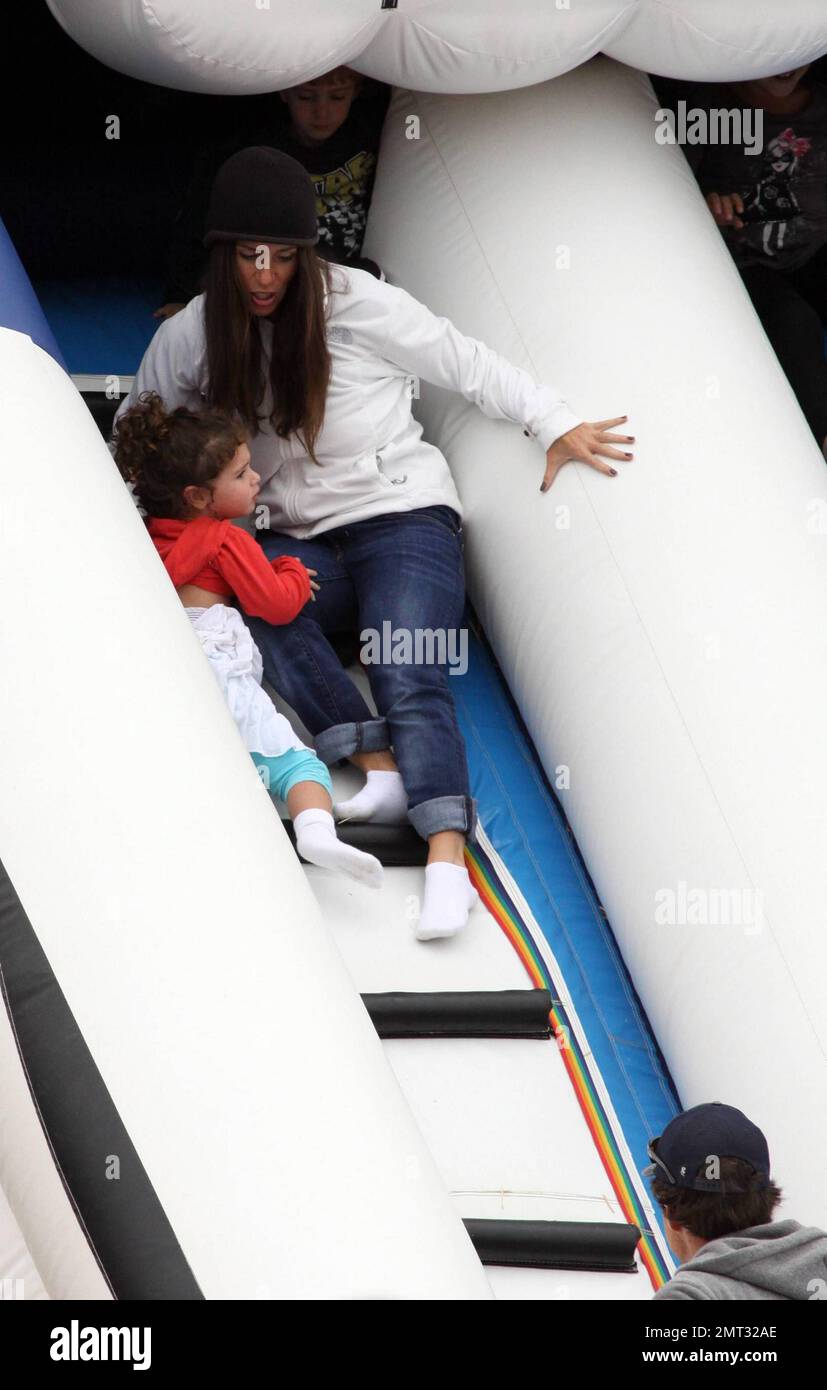 Soleil Moon Frye shops for ther perfect pumpkin with her husband Jason ...