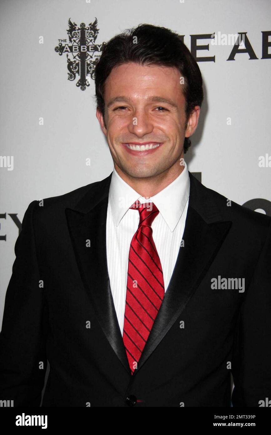 Sordid Lives actor Jason Dottley poses on the red carpet of the APLA ...