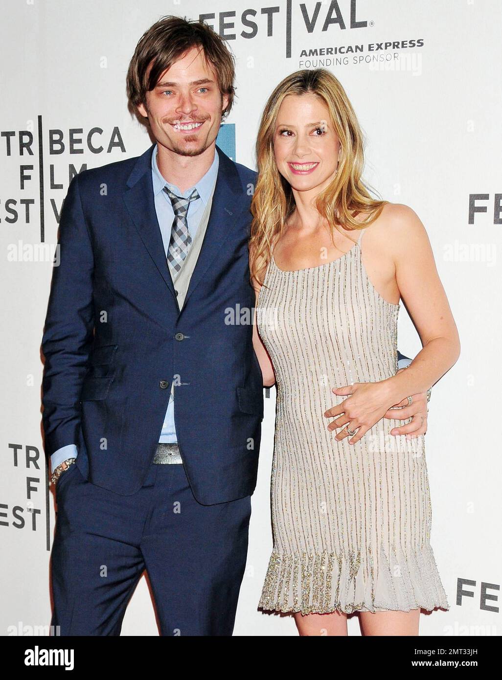 Christopher Backus and his wife, actress Mira Sorvino, attend the ...