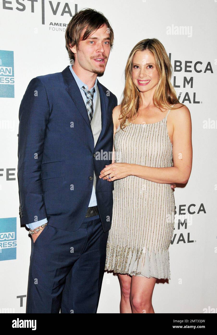 Christopher Backus and his wife, actress Mira Sorvino, attend the ...