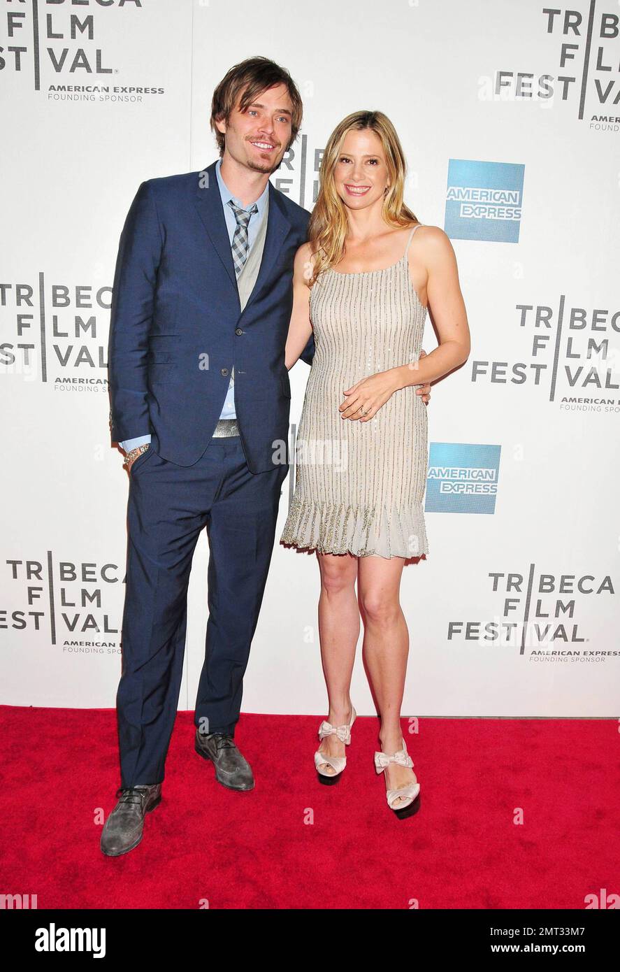 Christopher Backus and his wife, actress Mira Sorvino, attend the ...