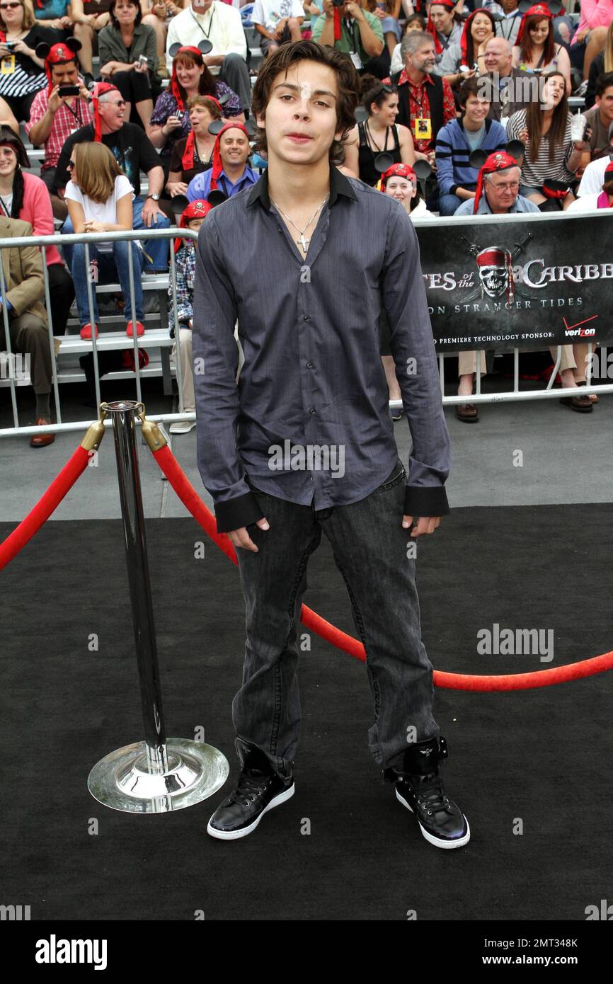 Jake Austin at the premiere of Pirates of the Caribbean: On Stranger ...