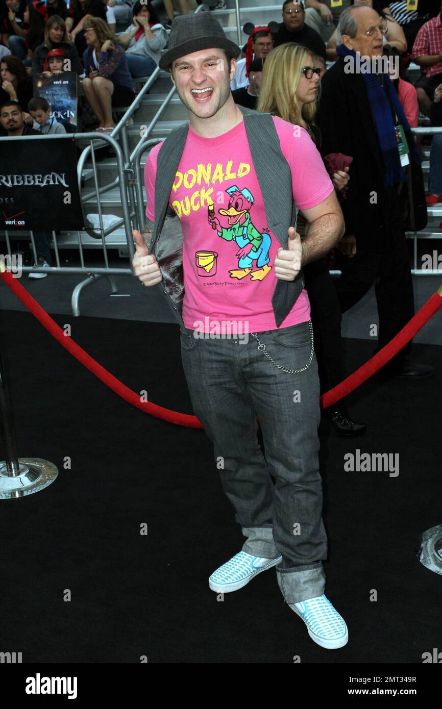 Blake Lewis at the premiere of Pirates of the Caribbean: On Stranger ...