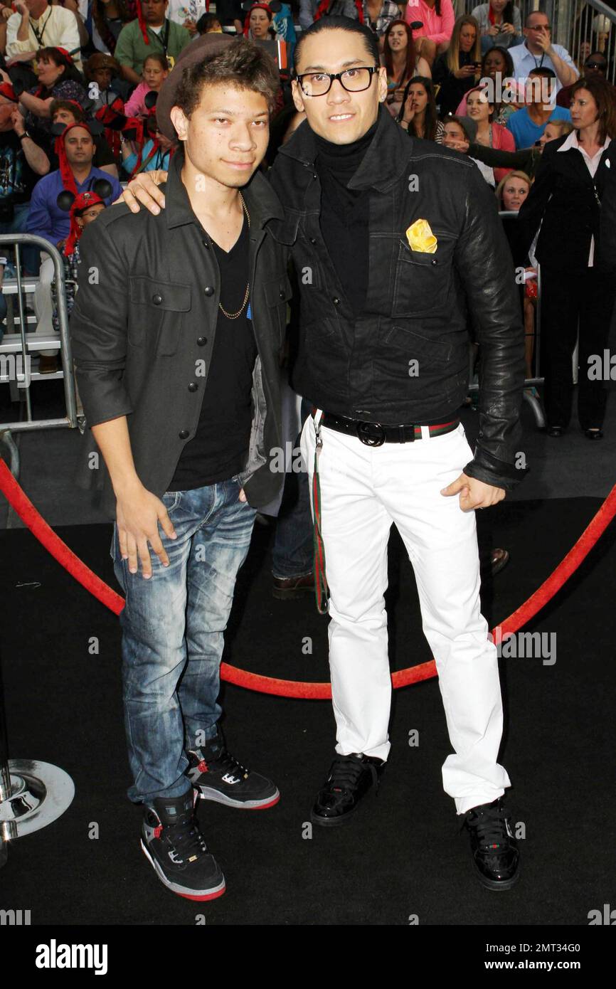 Taboo And Son At The Premiere Of Pirates Of The Caribbean On Stranger Tides At Disneyland Los