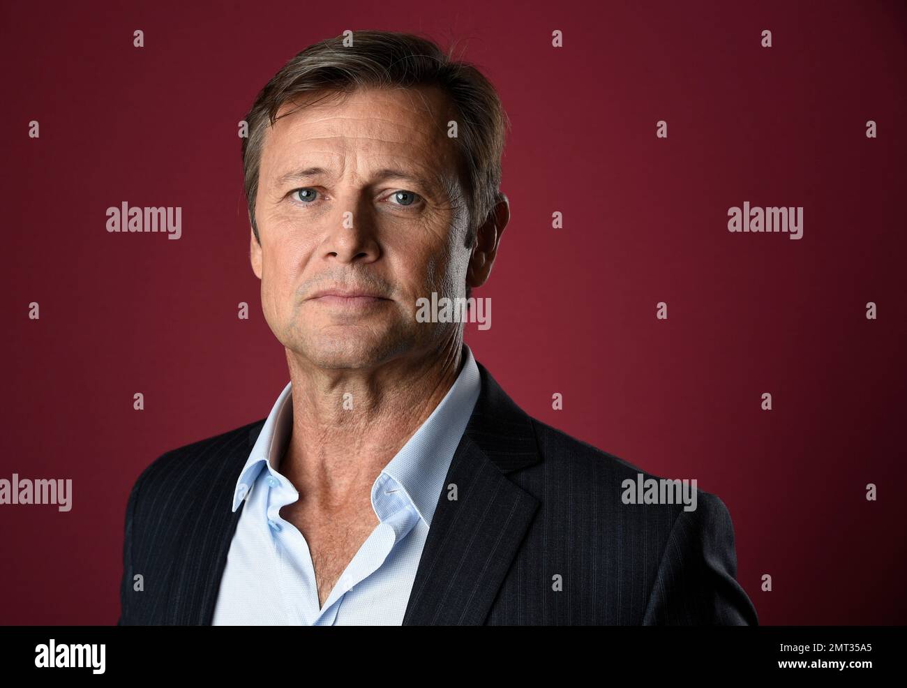 Grant Show, a cast member in the CW series "Dynasty," poses for a ...